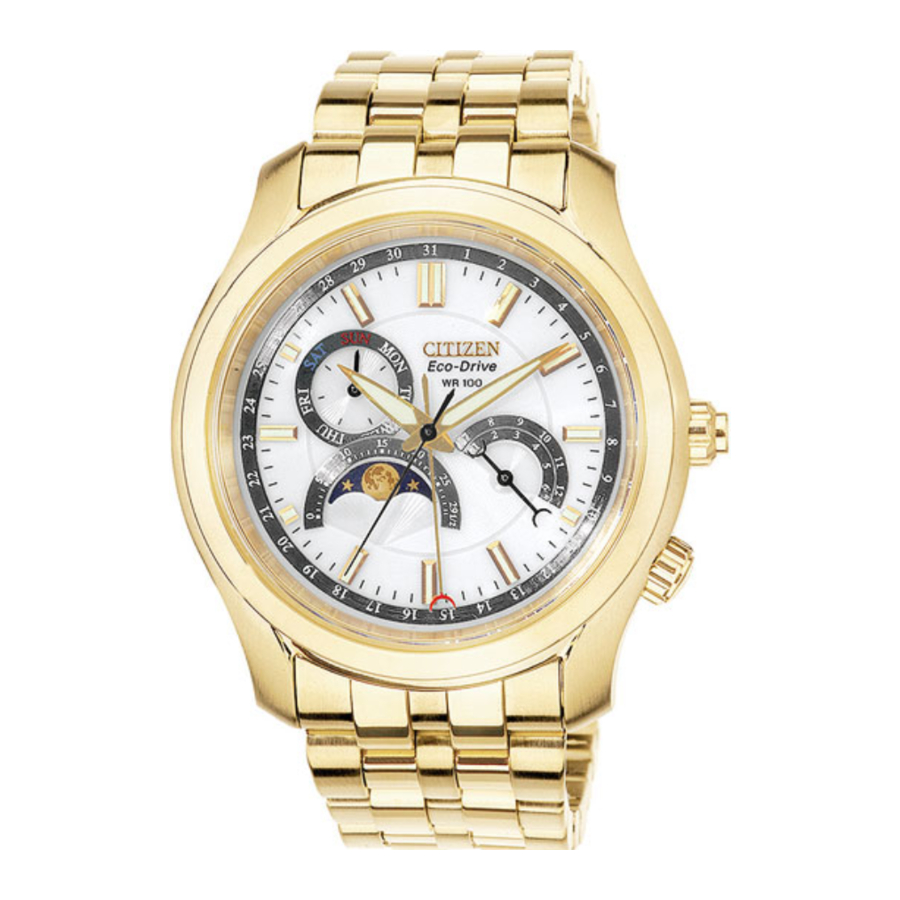 Citizen Eco-Drive CAL 8651 Watch Manual | ManualsLib