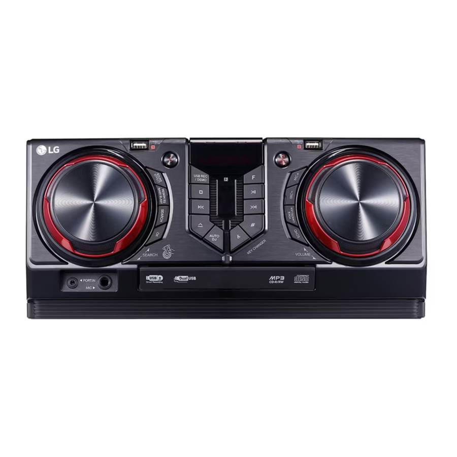 LG CJ45 - Mini Hi-Fi System Simple Manual | ManualsLib