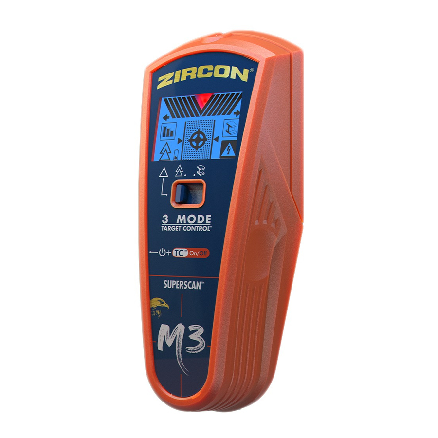 Zircon SuperScan M3 - Advanced Wall Scanner Manual | ManualsLib