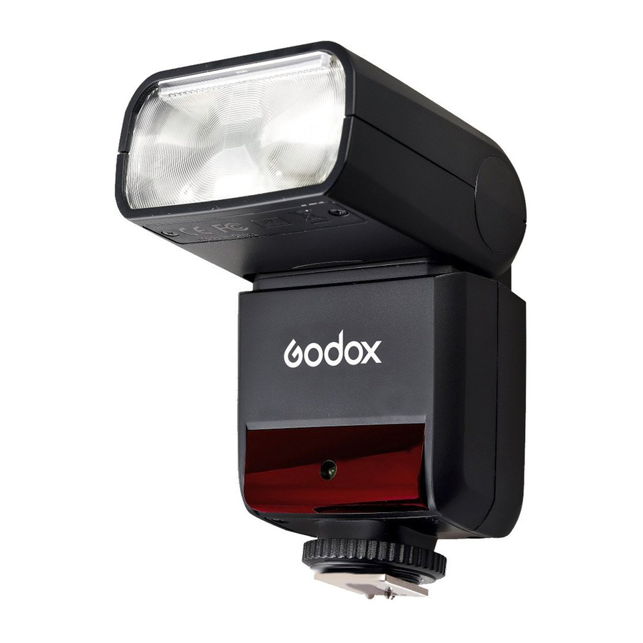 Godox TT350C - Thinklite TTL Camera Flash for Canon Manual | ManualsLib