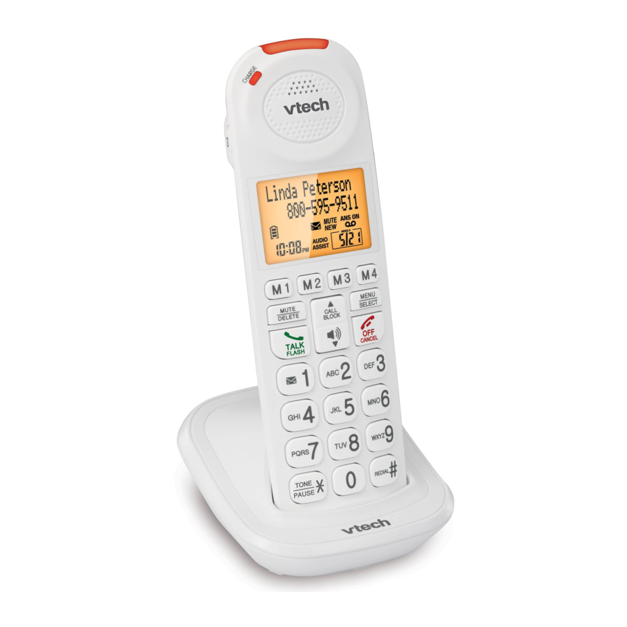 VTech SN5107 - Amplified Accessory Handset Manual | ManualsLib