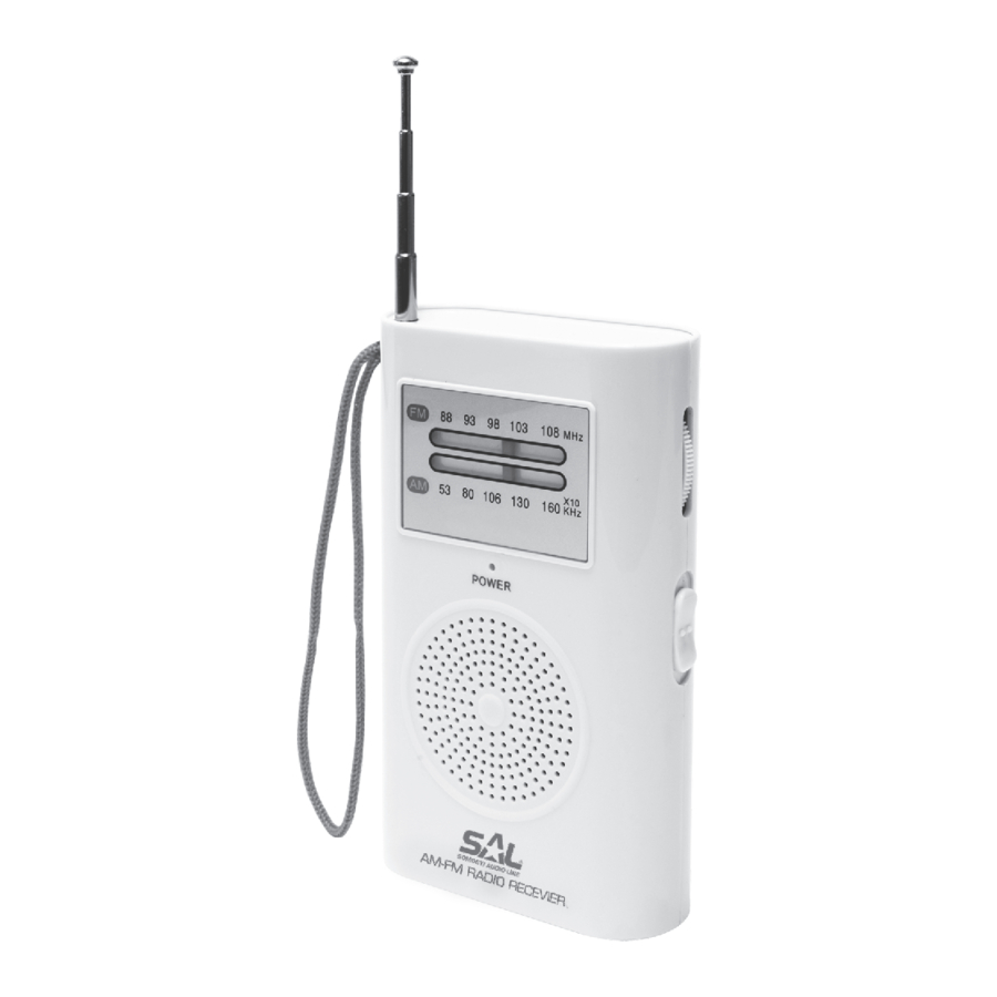 Somogyi Elektronic SAL RPC 2B - Pocket Radio Manual | ManualsLib