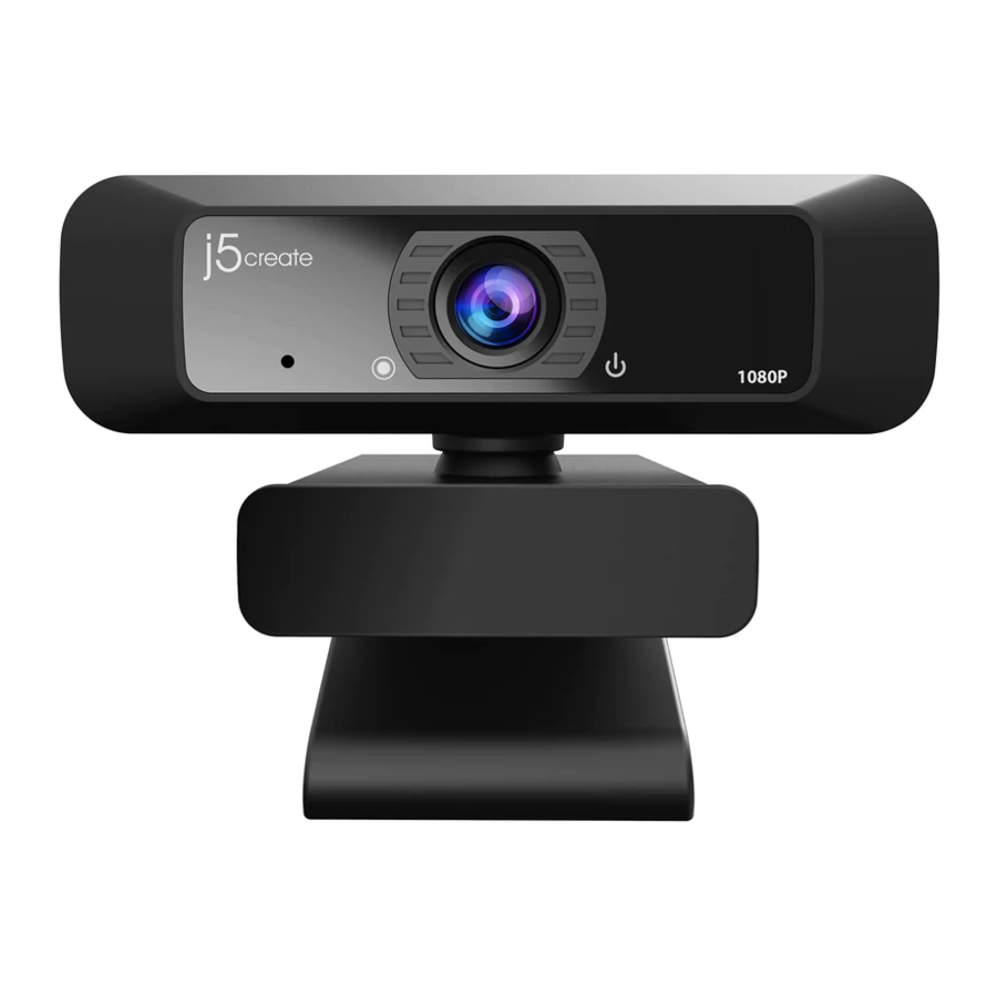 J5 create JVCU100 - USB HD Webcam Quick Installation Guide | ManualsLib
