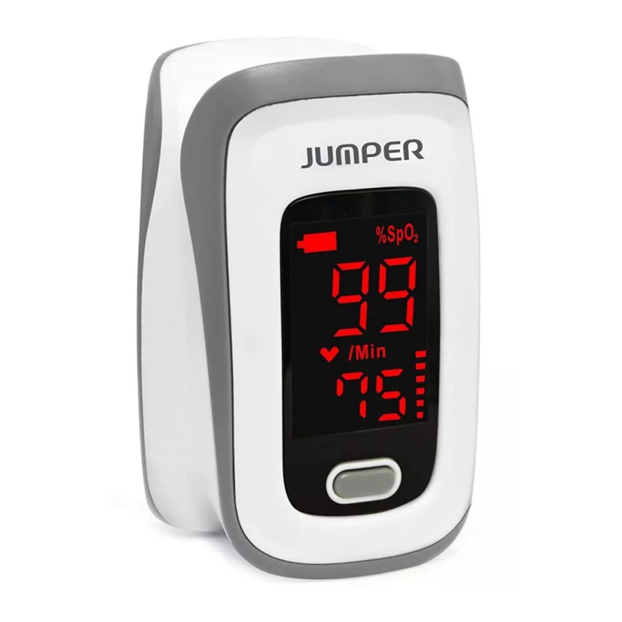 Kinetik Wellbeing JPD-500E - Pulse Oximeter Manual | ManualsLib