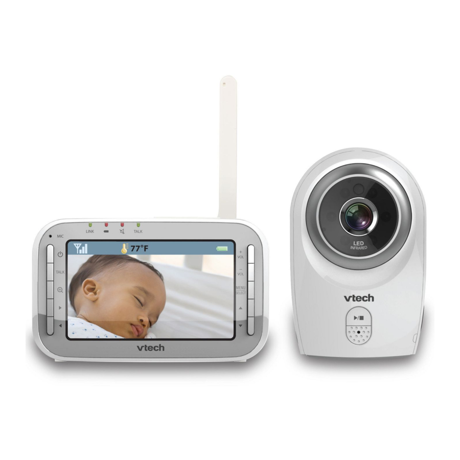 VTech VM341, VM341-2 - Safe & Sound Full Color Video Monitor Manual ...