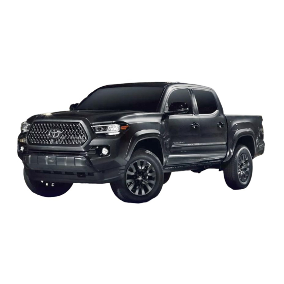 TOYOTA TACOMA 2022 QUICK REFERENCE MANUAL Pdf Download | ManualsLib
