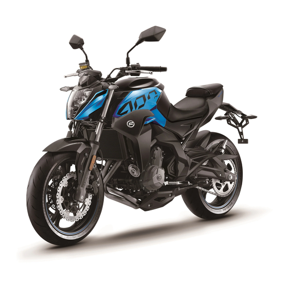 CF MOTO 400NK OWNER'S MANUAL Pdf Download | ManualsLib