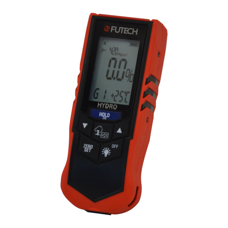 Futech HYDRO - Moisture Meter Manual | ManualsLib