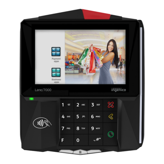 INGENICO GROUP LANE/7000 USER MANUAL Pdf Download | ManualsLib