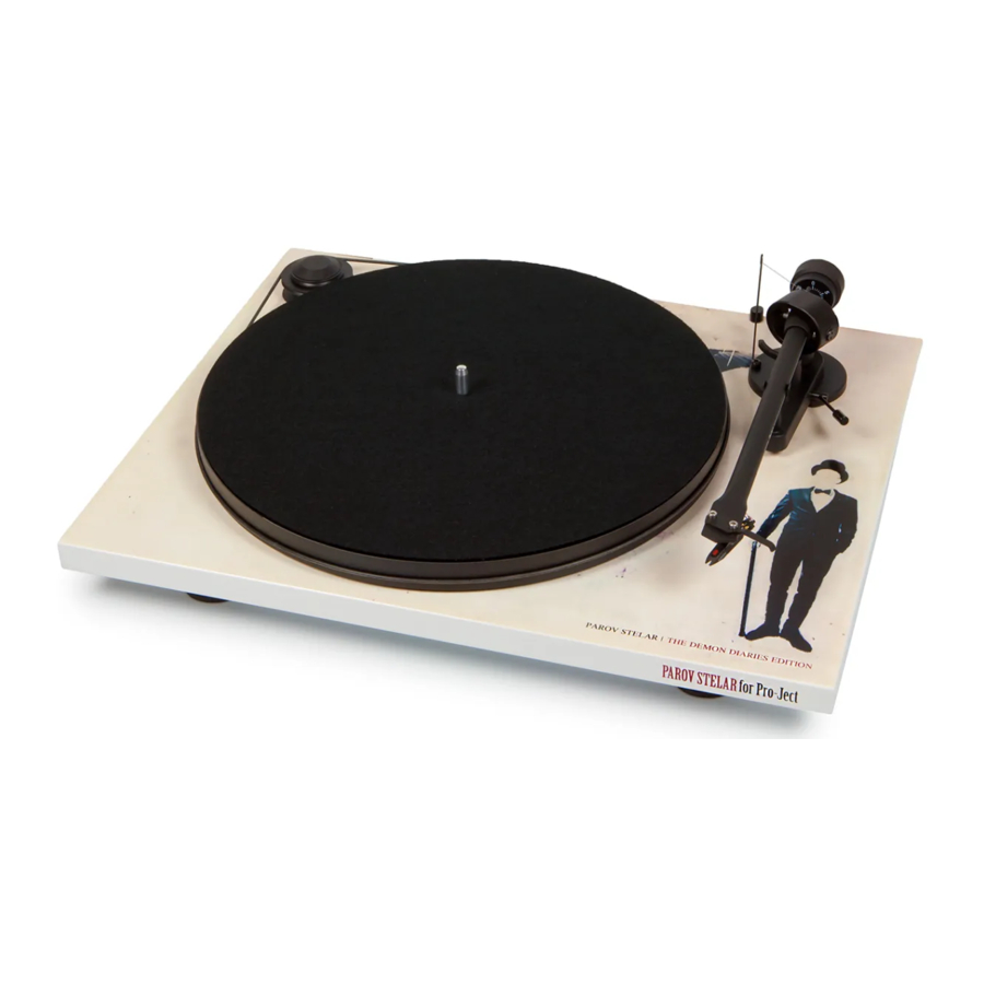 Pro-Ject Audio Systems Essential II Demon - Record Player Manual ...
