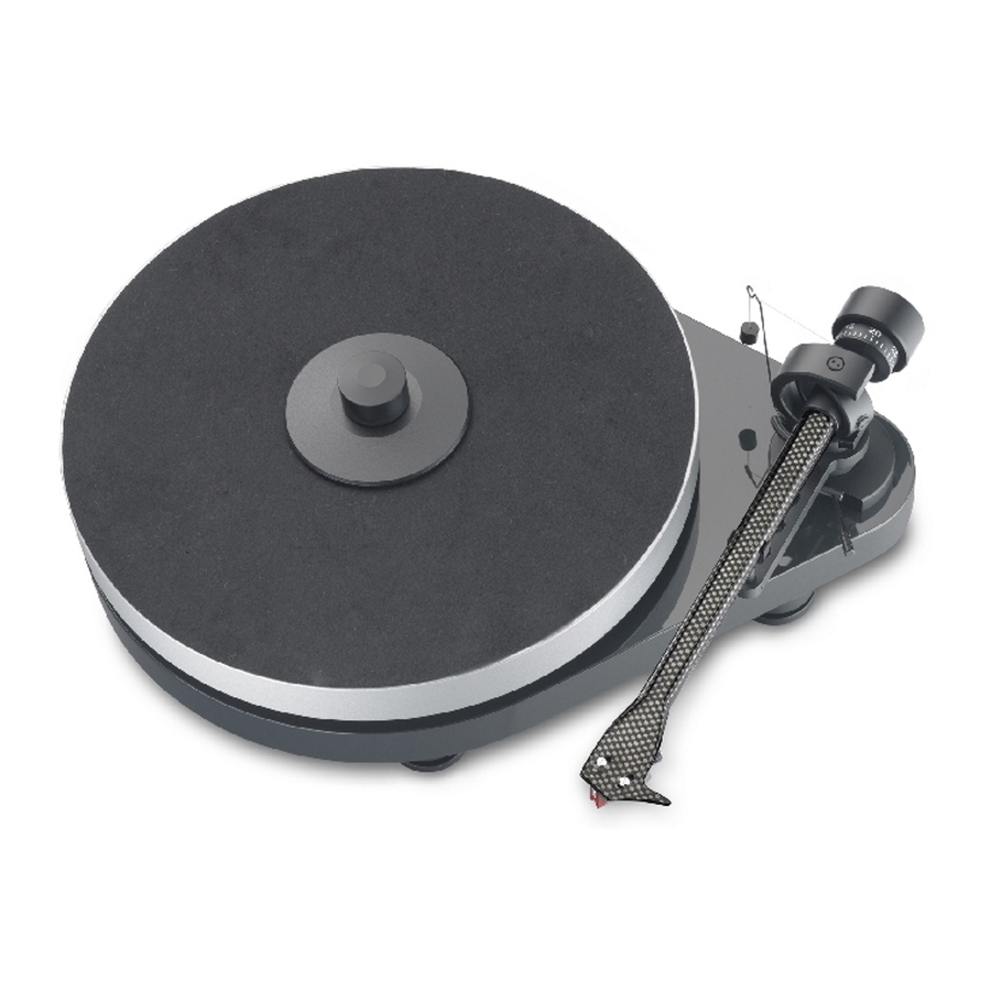 Pro-Ject Audio Systems RPM 5.1 - Record Player Manual | ManualsLib