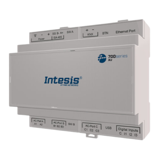 HMS NETWORKS INTESIS IN771AIR00LO000 USER MANUAL Pdf Download | ManualsLib