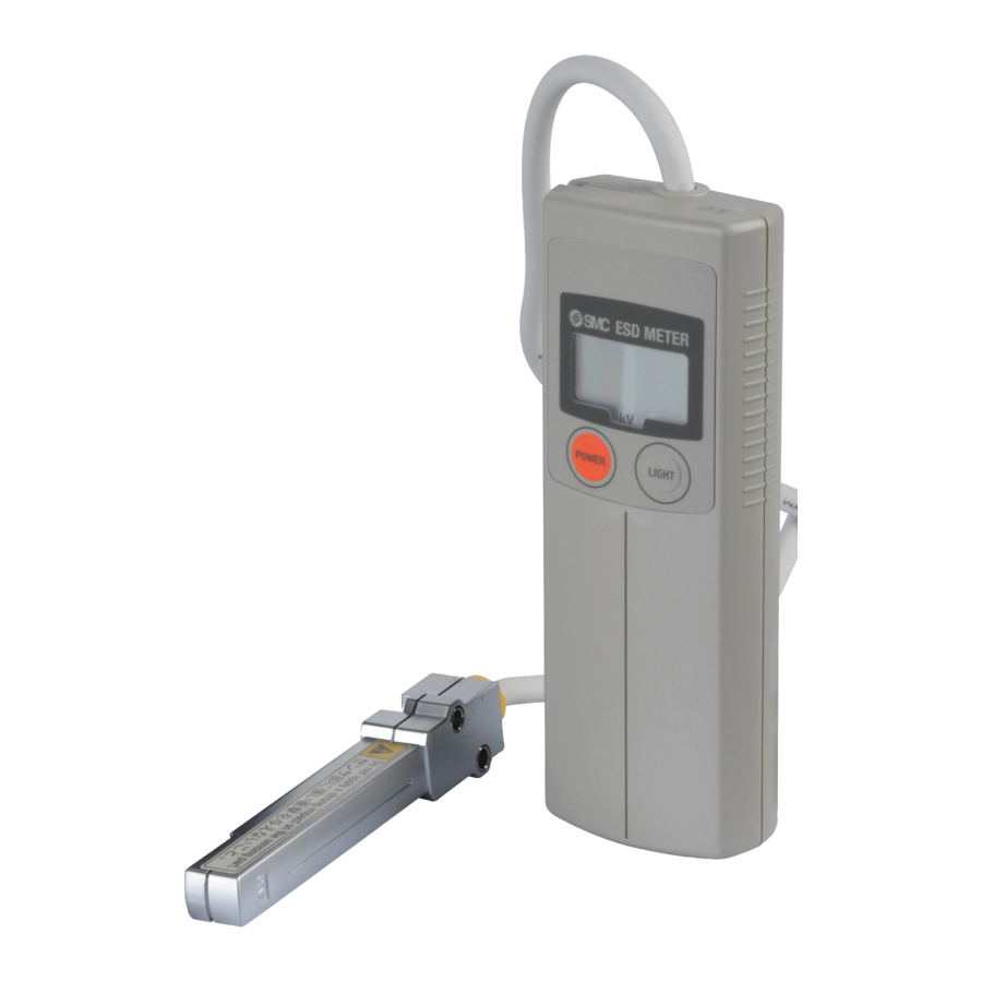 SMC IZH10 - Handheld Electrostatic Meter Manual | ManualsLib