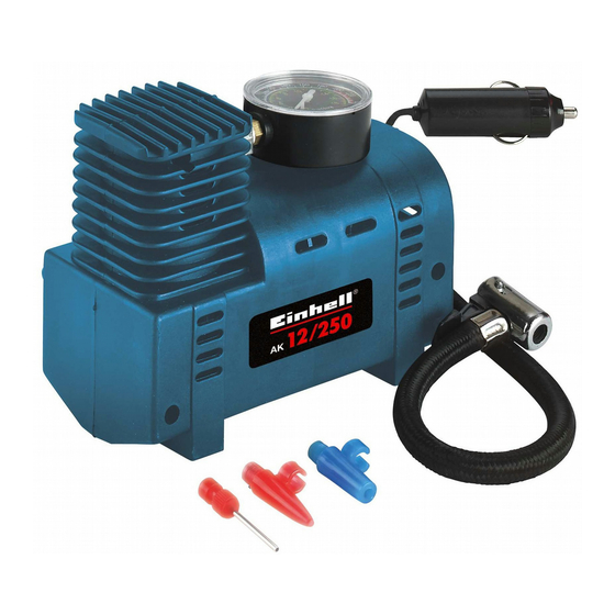 EINHELL AK 12-250 OPERATING INSTRUCTIONS MANUAL Pdf Download | ManualsLib