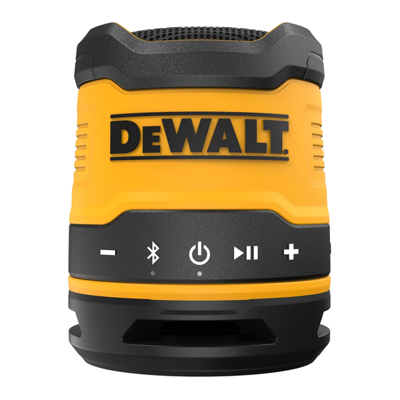 DEWALT DCR008 INSTRUCTION MANUAL Pdf Download | ManualsLib