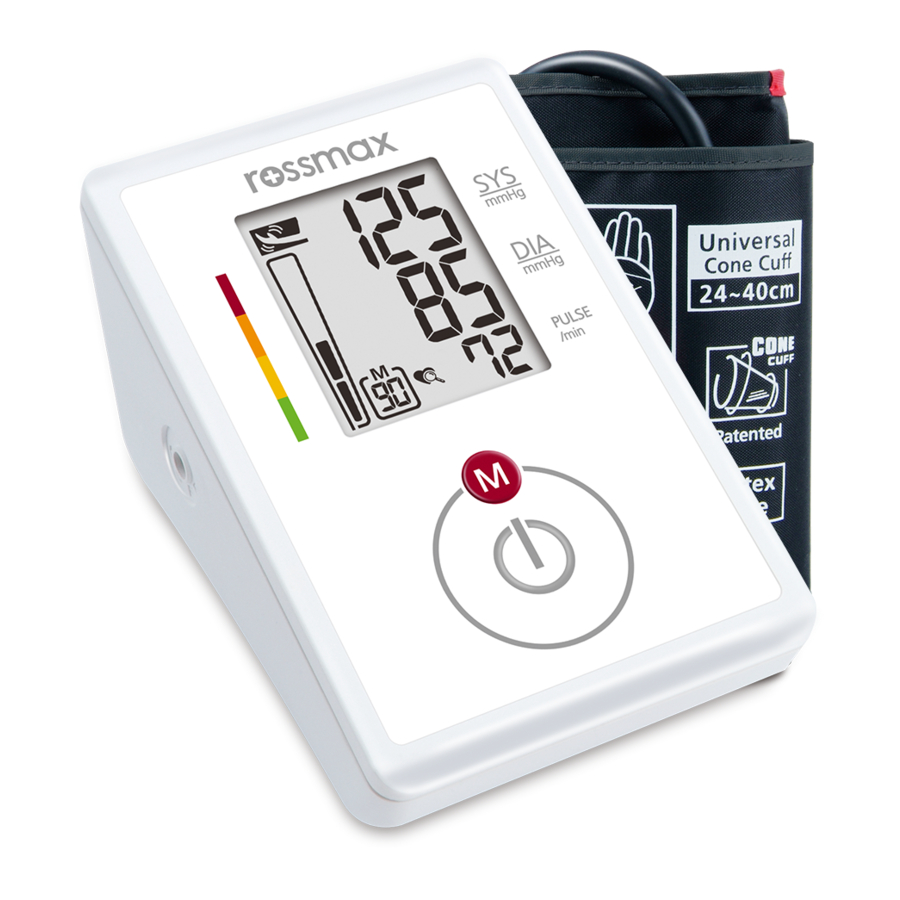 Rossmax CH155f - Blood Pressure Monitor Manual | ManualsLib