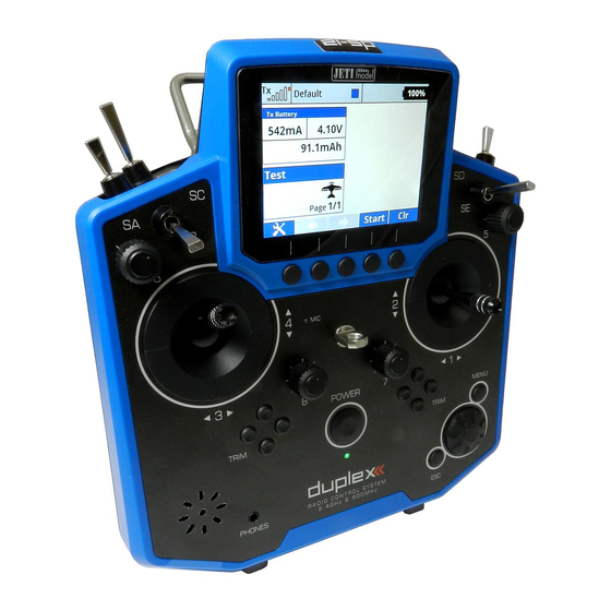 JETI MODEL DUPLEX DS-12 MANUAL Pdf Download | ManualsLib