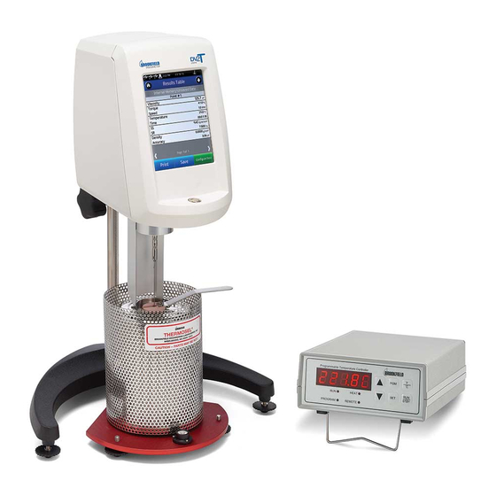 BROOKFIELD THERMOSEL DV-II+ OPERATING INSTRUCTIONS MANUAL Pdf Download ...
