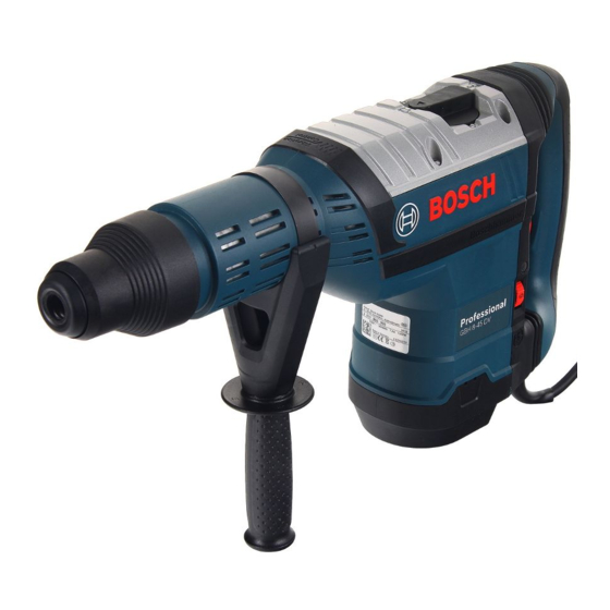 BOSCH PROFESSIONAL GBH 8-45 DV ORIGINAL INSTRUCTIONS MANUAL Pdf ...