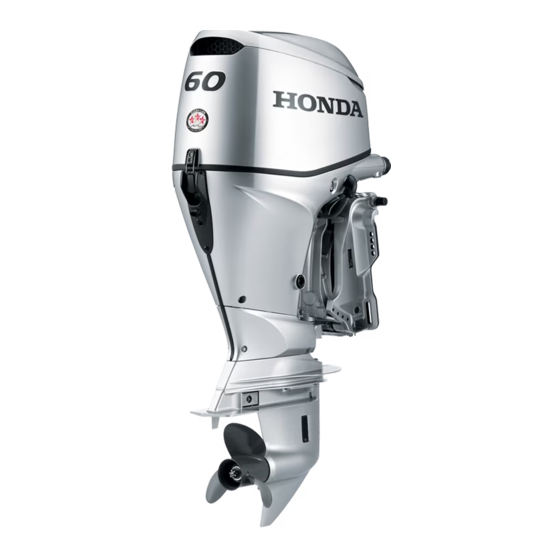 HONDA MARINE BF60A OWNER'S MANUAL Pdf Download | ManualsLib
