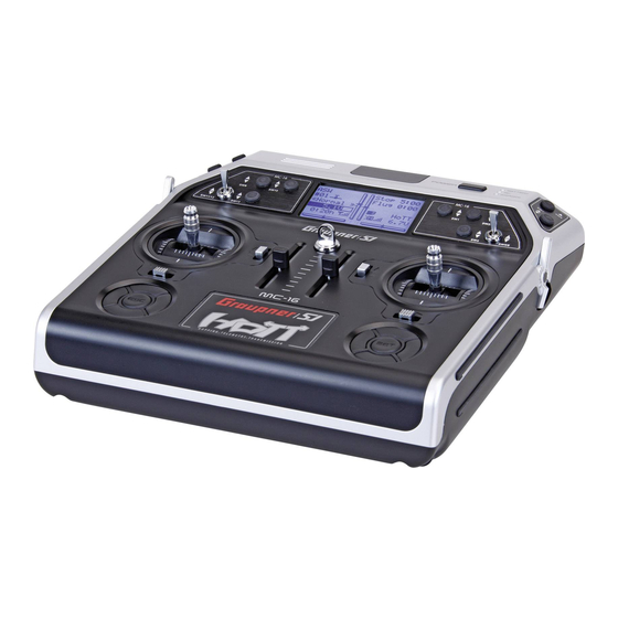 GRAUPNER HOTT MC-20 SERIES PROGRAMMING MANUAL Pdf Download | ManualsLib