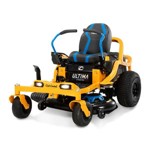 CUB CADET ULTIMA ZT SERIES OPERATOR'S MANUAL Pdf Download | ManualsLib