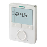 Siemens Thermostat User Manuals Download | ManualsLib