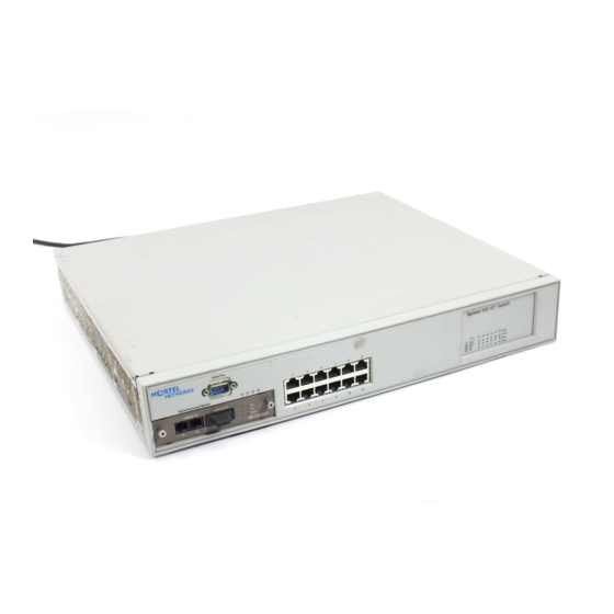 NORTEL BAYSTACK 400-2FX SPECIFICATIONS Pdf Download | ManualsLib