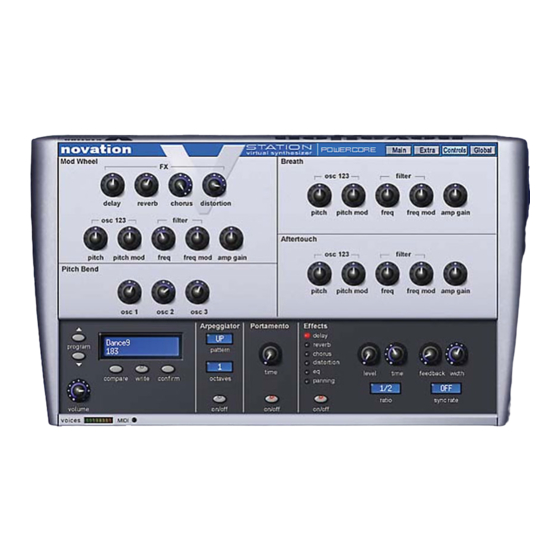 NOVATION V-STATION USER MANUAL Pdf Download | ManualsLib