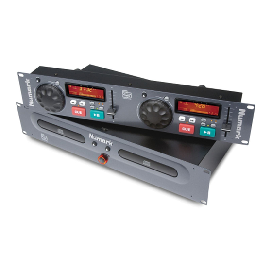 NUMARK CDN25 QUICK START OWNER'S MANUAL Pdf Download | ManualsLib