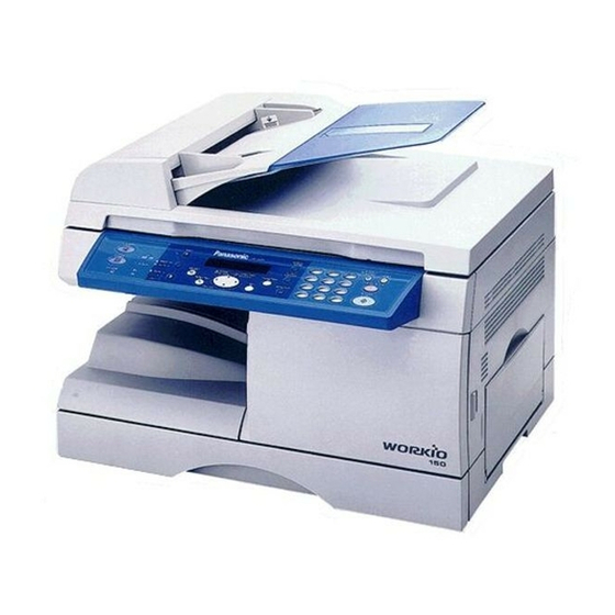 PANASONIC WORKIO DP-150 OPERATING INSTRUCTIONS MANUAL Pdf Download ...