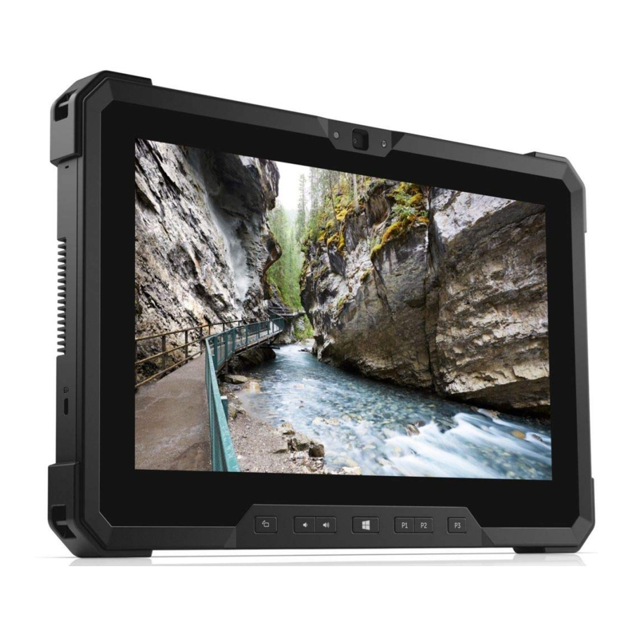 Dell Latitude 7212, T03H - Rugged Extreme Tablet Quick Start Guide ...
