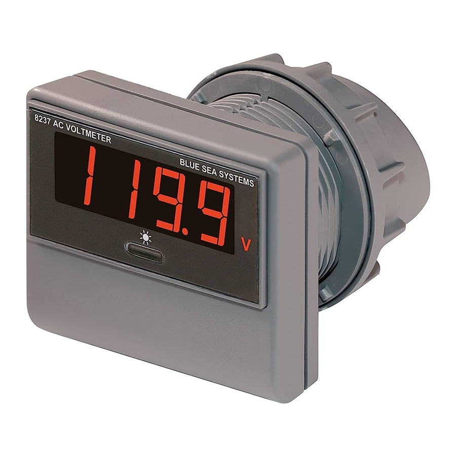 Blue Sea Systems 8247, 8237, 8238, 8239 - Multi-Function Meter Manual ...