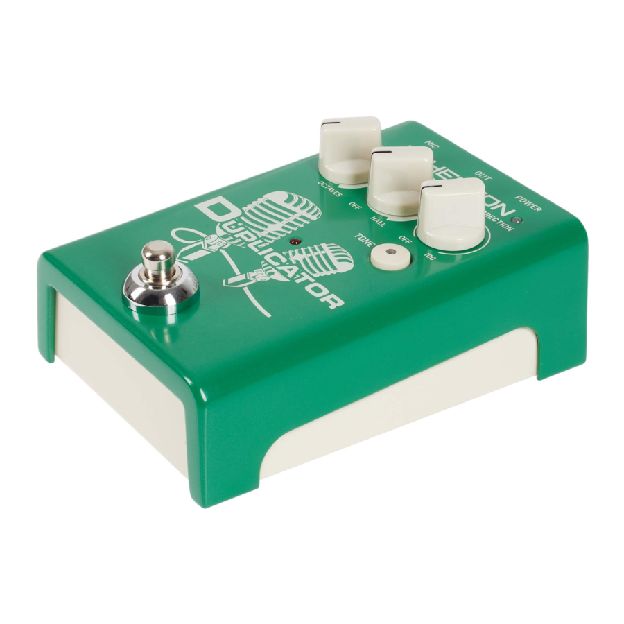 TC Helicon DUPLICATOR Ultra-Simple Vocal Effects Stompbox, 42% OFF