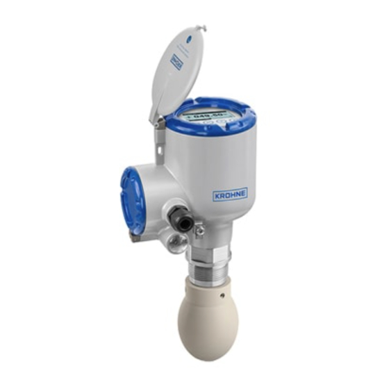 KROHNE OPTIWAVE 5400 C HANDBOOK Pdf Download | ManualsLib