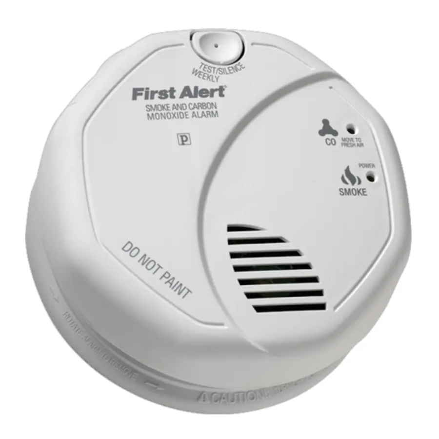 First Alert SC7010BA - AC Powered Smoke & Carbon Monoxide Alarm Manual ...