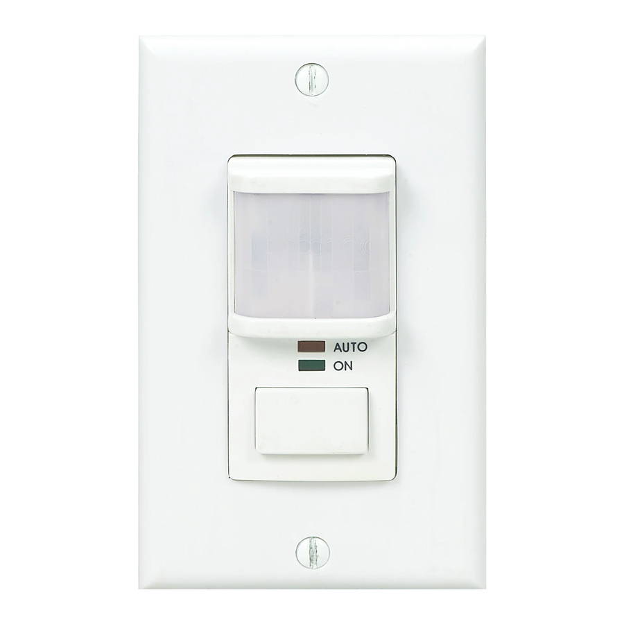 Cooper 6109 - Motion Sensing Wall Switch Manual | ManualsLib