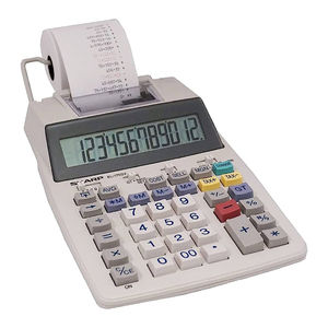 Sharp EL-1750V - Electronic Printing Calculator Manual | ManualsLib