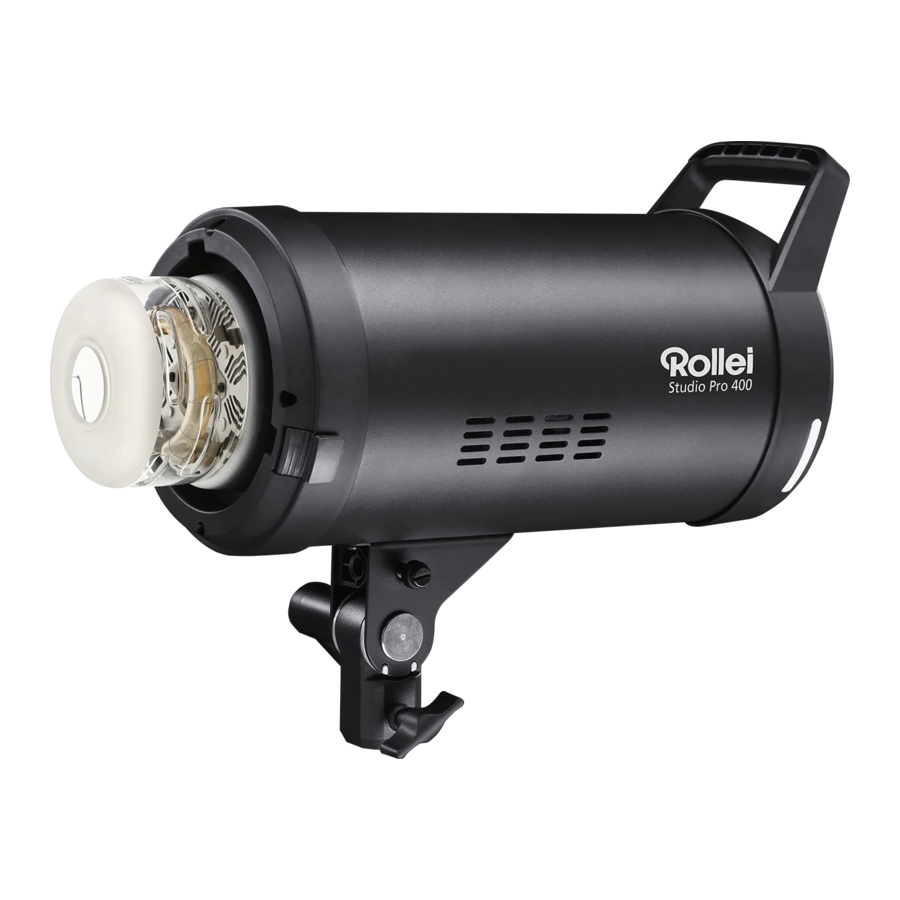 Rollei Studio Pro 400 / 600 / 800 / 1200 - HSS Studio Flash Manual ...