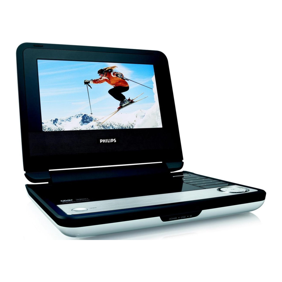 Philips PET730, PET732 - Portable DVD Player Manual | ManualsLib