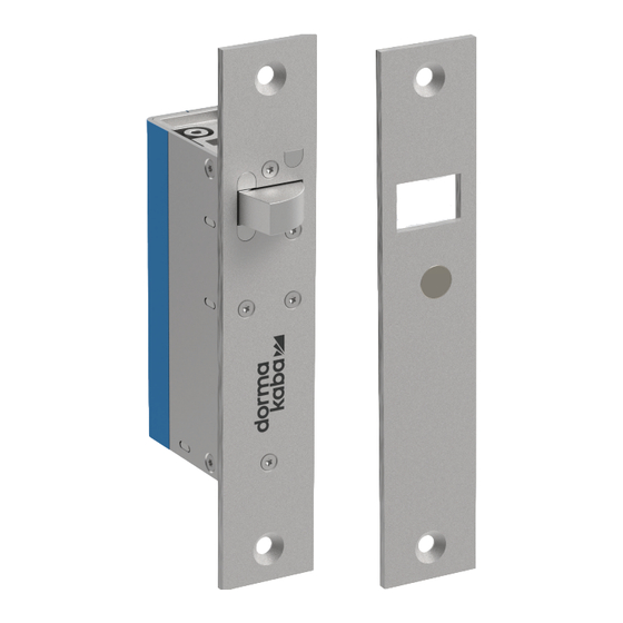 DORMAKABA COBALT SINGLE INSTALLATION AND OPERATING INSTRUCTIONS MANUAL ...