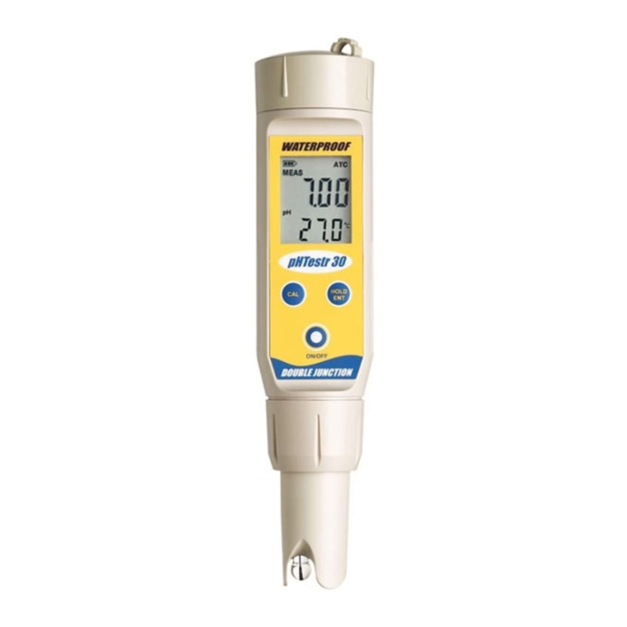 Oakton pHTestr 10, 20, 30, 10BNC, Spear - PH/Temperature Tester Manual ...