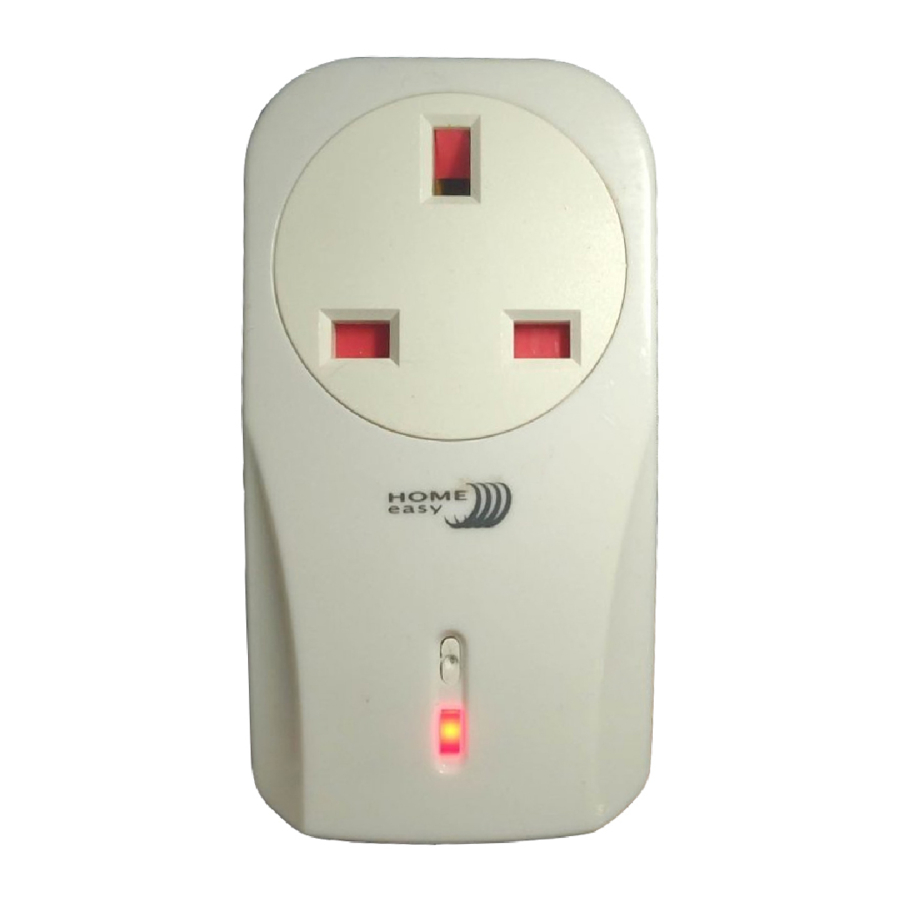 Byron Home Easy HE-302 - Additional Remote Socket Manual | ManualsLib