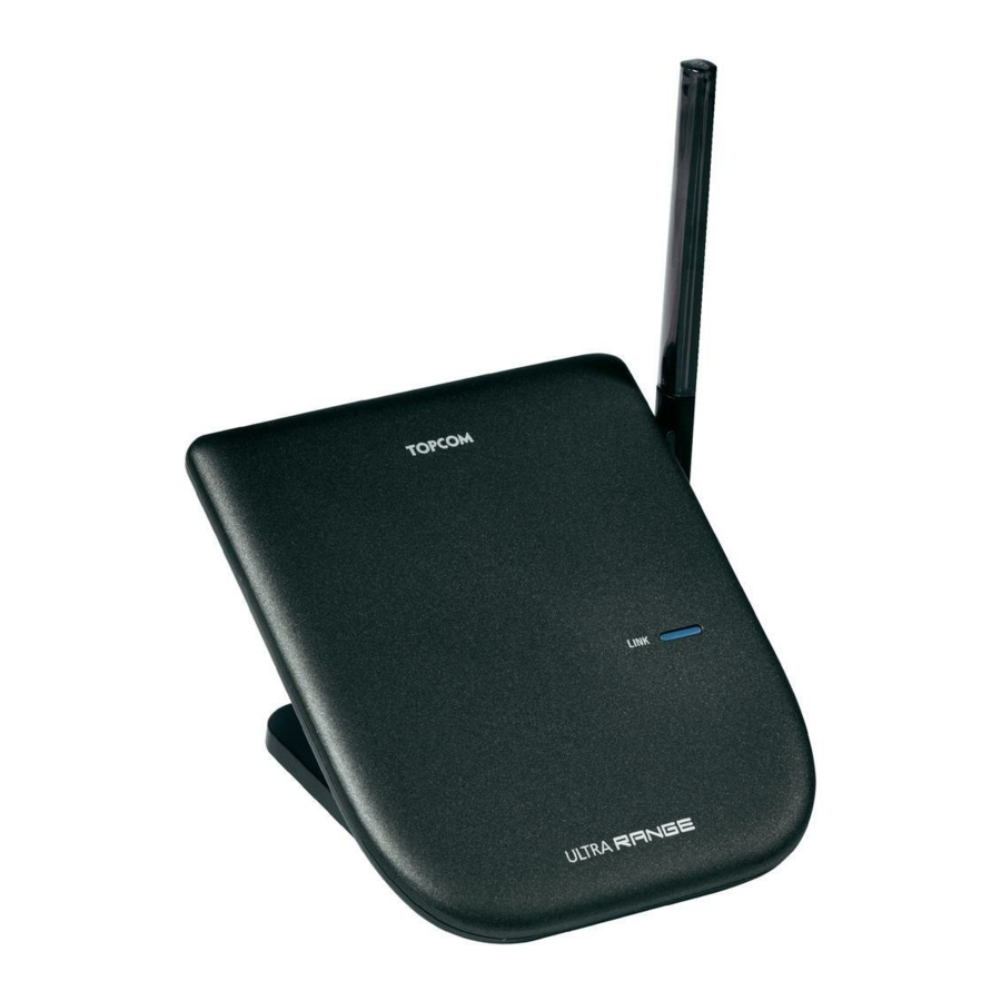 Topcom Ultra R112 - Repeater Manual | ManualsLib