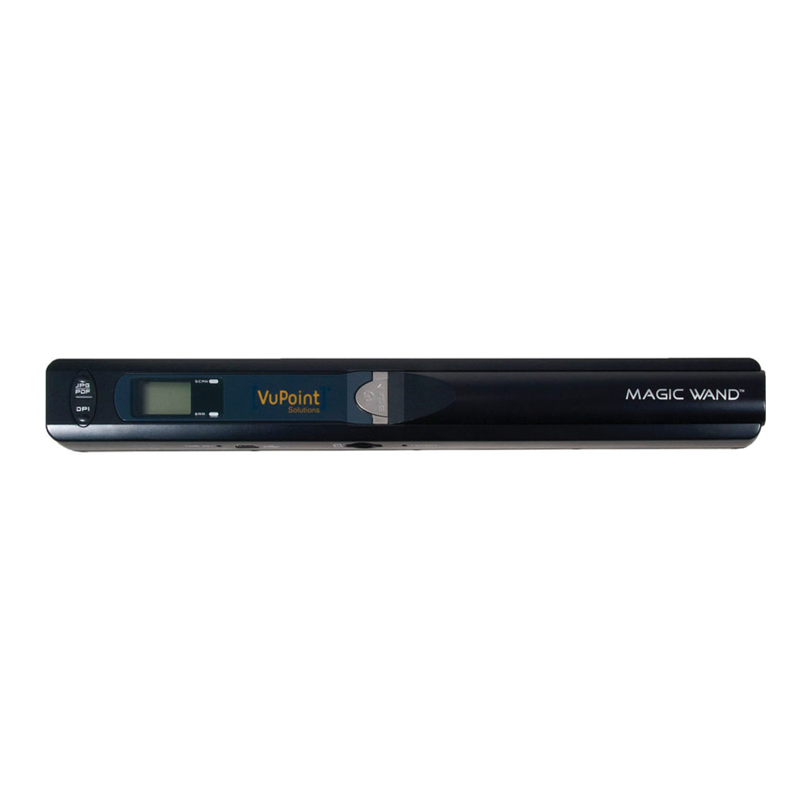 VuPoint Solutions PDS-ST415-VP - Handheld Scanner Manual | ManualsLib