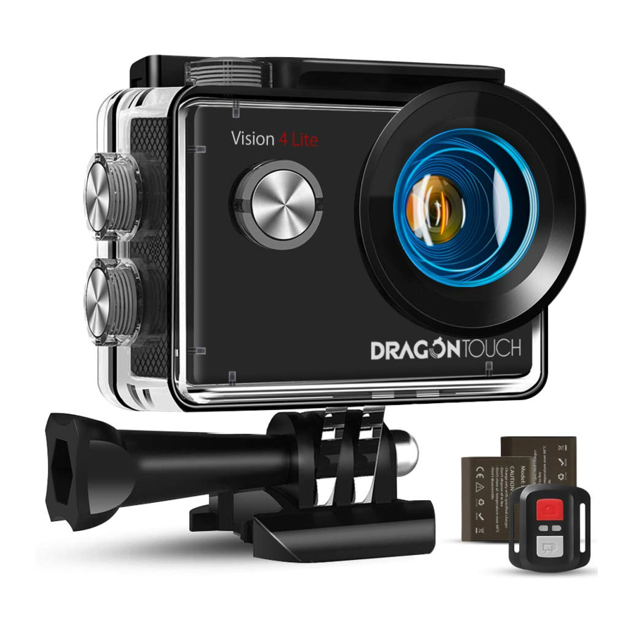 Dragon Touch Vision 4 Lite - Action Camera Manual | ManualsLib