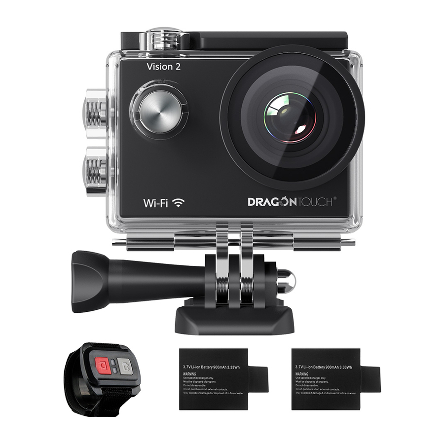 Dragon Touch Vision 2 - Action Camera Manual | ManualsLib