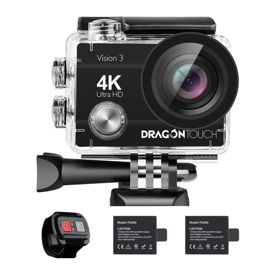 Dragon Touch Vision 3 - Action Camera Manual | ManualsLib