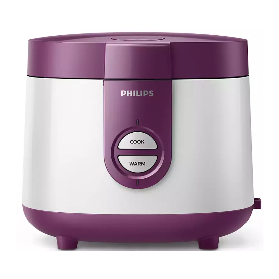 Philips HD3116 - Rice Cooker Manual | ManualsLib
