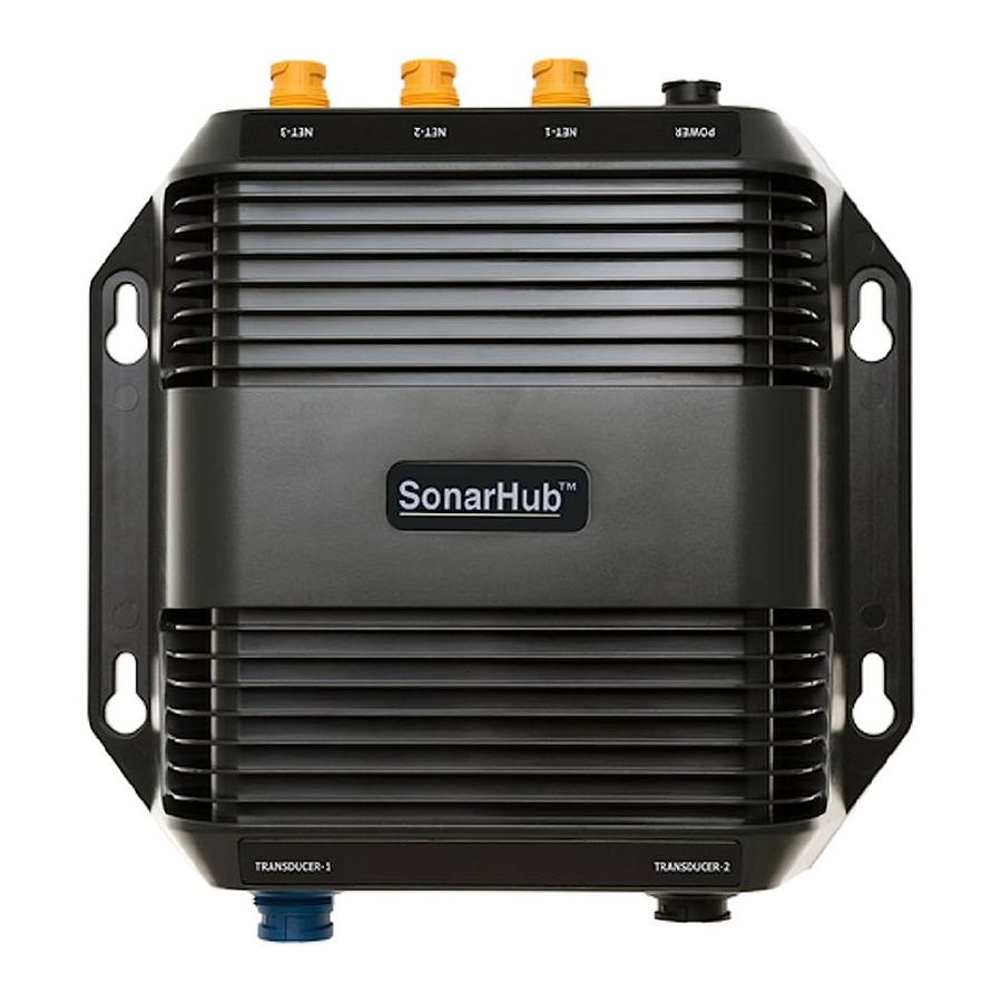 Lowrance SonarHub - Sounder Module Manual | ManualsLib